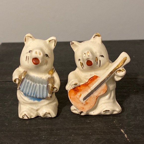 Kitchen | Vintage Instrument Playing Pigs Salt Pepper | Poshmark